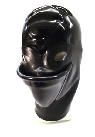 GS latex mask with plastic lenses
